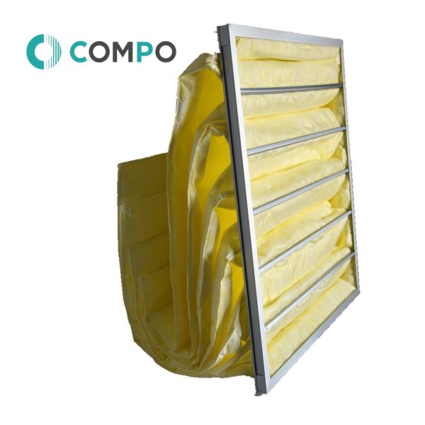 Quality Small Volume Pocket Air Filter 80% Humidity For Clean Room for sale