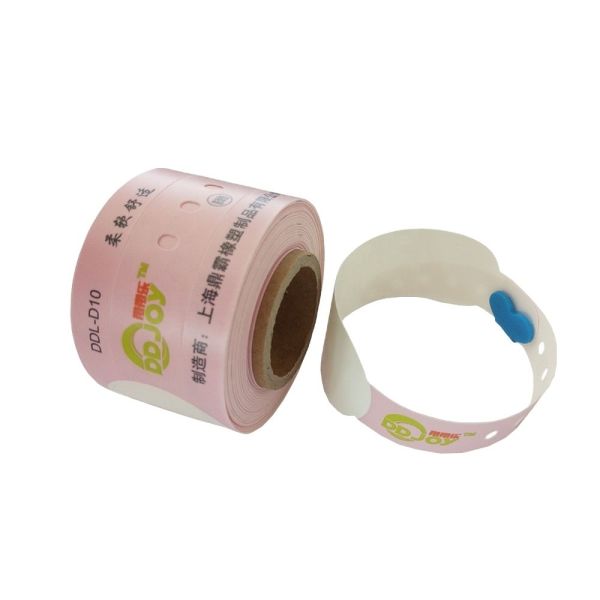 Quality Hospital Patient Identification Thermal Printing Wristbands for Alcohol Prevention for sale