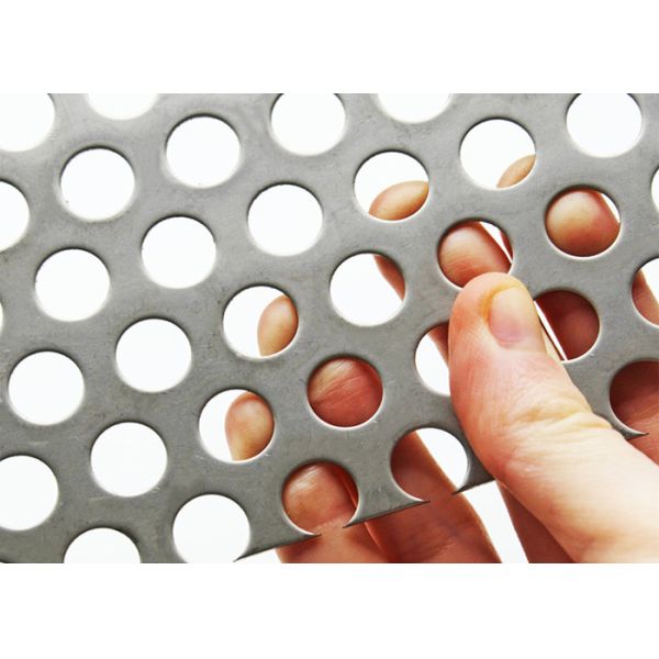 Quality Round Square Hexagonal 304 Stainless Steel Punched Metal Sheet Customizable Hole for sale