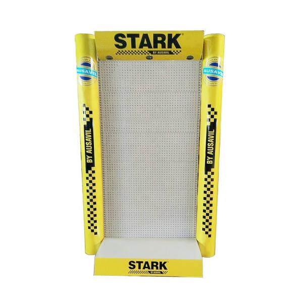 Quality POS Retail Metal Hanging Hardware Display Rack Stand LED Light LOGO Custom for sale