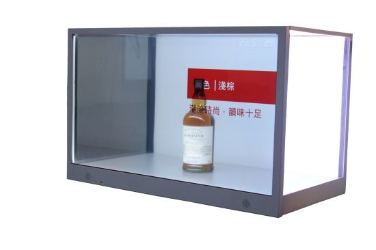 Quality Transparent Lcd Display Box , Transparent Screen Display Infrared 10 Points for sale
