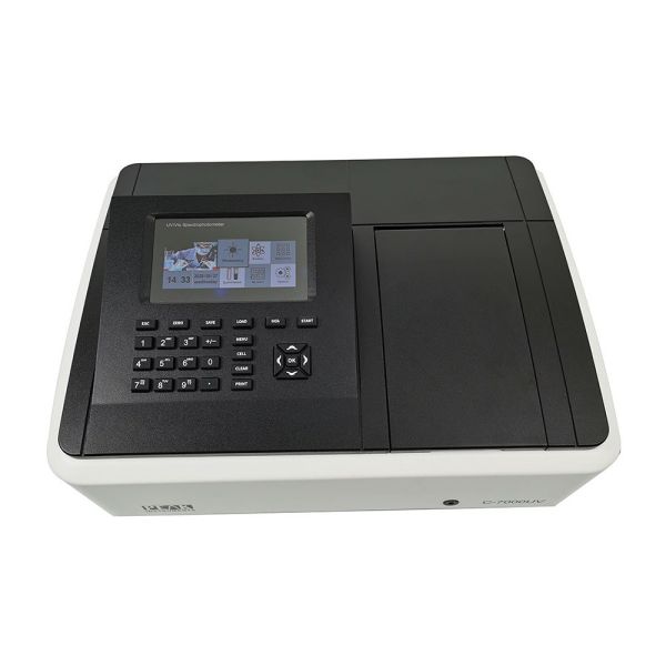 Quality 7 Inch LCD Display Single Beam Lab Spectrophotometer for Wavelength Range 320 for sale