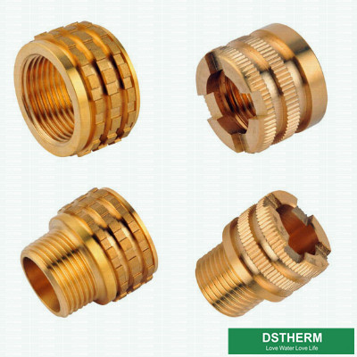 Quality Ppr Fittings Male Inserts Brass Inserts Germany Designs Heavier Types for sale