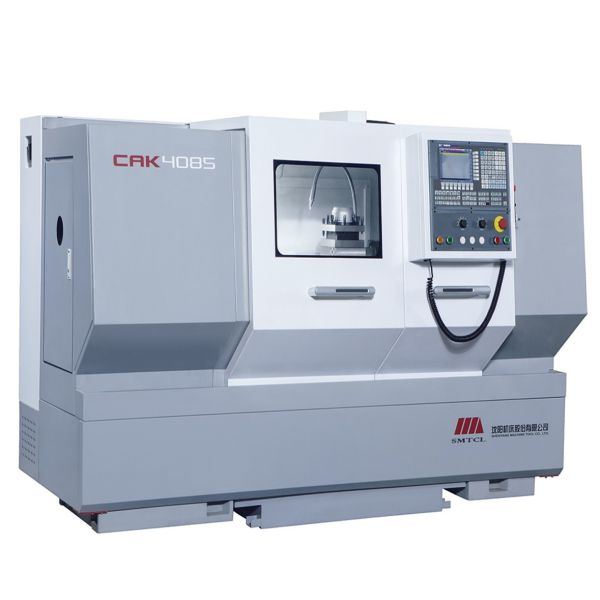 Quality SMTCL CNC Lathe CAK4085 10 inch chuck CNC Turning Lathe Flat Bed CNC Lathe for sale
