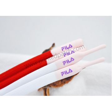 Quality Silicone End L125cm Elastic Drawstring Cord Cotton Cord For Drawstring Bags for sale