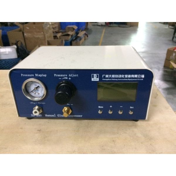 Quality High Viscosity Adhesive Dispensing Machine in Polywood Case Packaging with LCD for sale