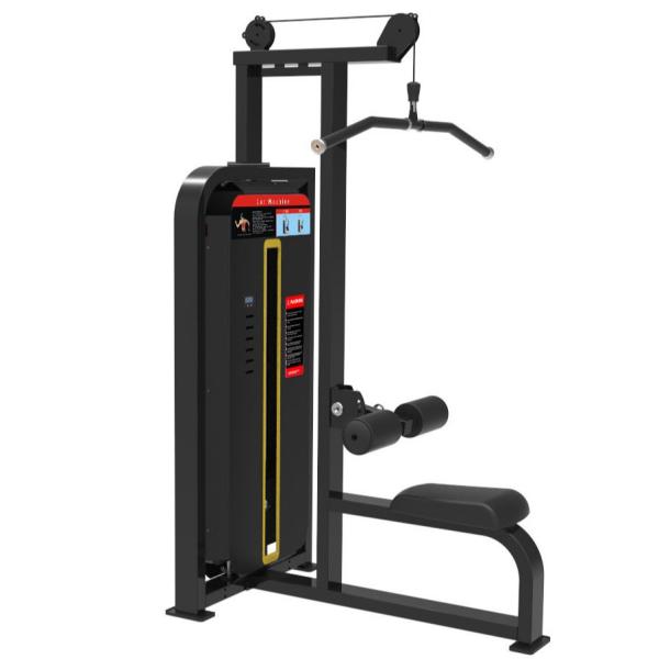 Quality Steel Tube Lat Pulldown Cable Machine , 215kg Lat Pulley Station for sale