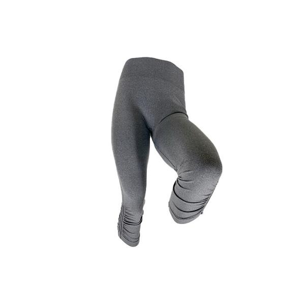 Quality Fitness Spandex 230gsm High Waisted Ladies Gym Leggings Black for sale