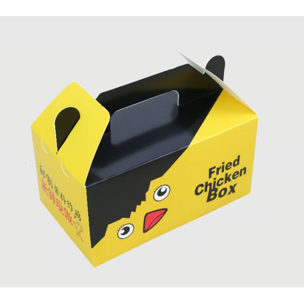 Quality Food Safe Fried Chicken Paper Togo Boxes Packaging Carry Out Containers for sale