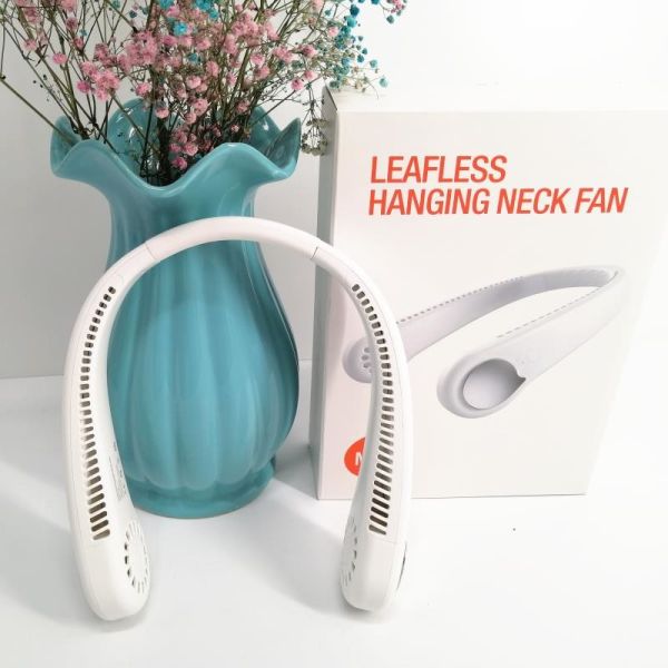 Quality 3.7V Hands Free Neck Fan 0.4-0.7m/s Portable Hanging Neck Fan for sale