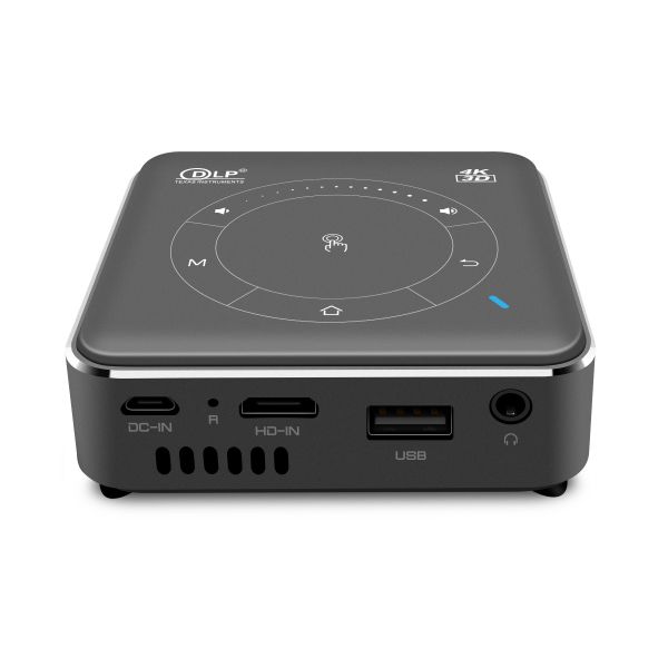 Quality Smart Android 4K 1080P Mini DLP LED Projector Brightness 5000 Lumens for sale