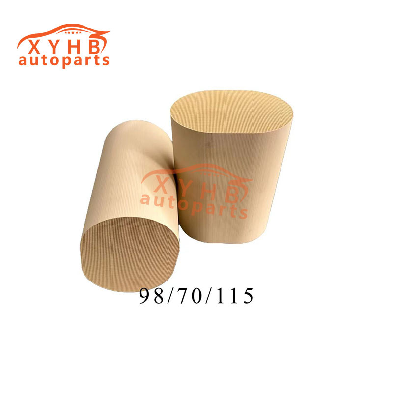 Ceramic Carrier Three-Way Catalyst High-Quality Euro 1-5 Model: 98*70*115