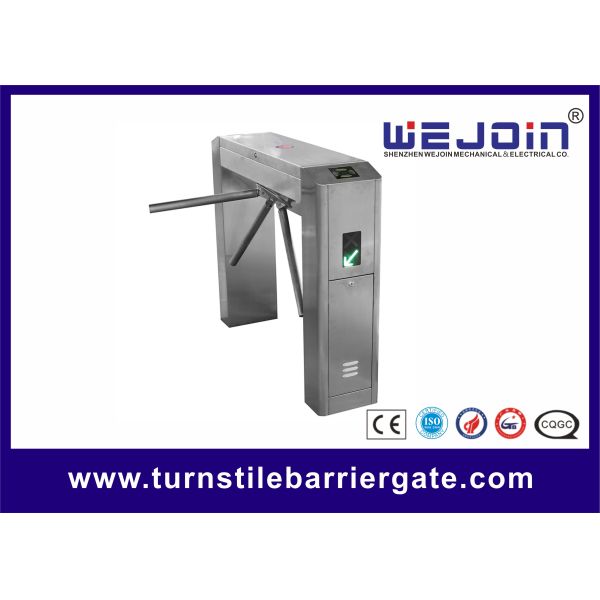 Quality Pedestrian Gate Access Control Systems Tripod Turnstile Gate Full Auto Bridge Type for sale