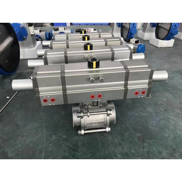 Quality Three Position Pneumatic Rotary Actuator 3 Position Pneumatic Actuator 180 Degree for sale