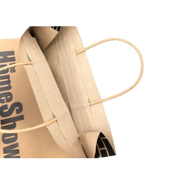 Quality Natural Brown Biodegradable Take Away Food Packaging One Side Printing for sale