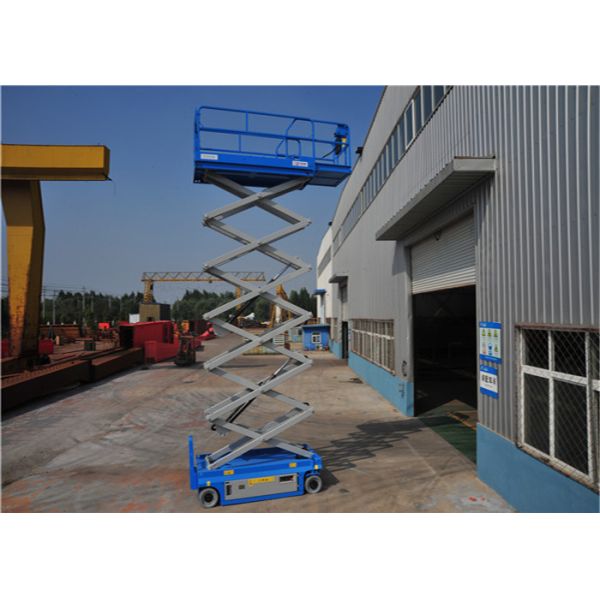 Quality High Strength Rough Terrain Scissor Lift Electric Walking Assistant Device for sale