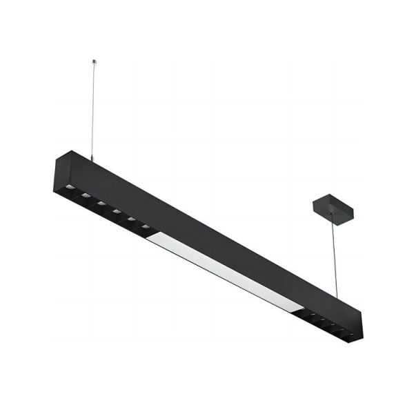 Quality Customized Ceiling LED Linear Strip Light  45W  5000K  Aluminum 0-10V  For Office for sale