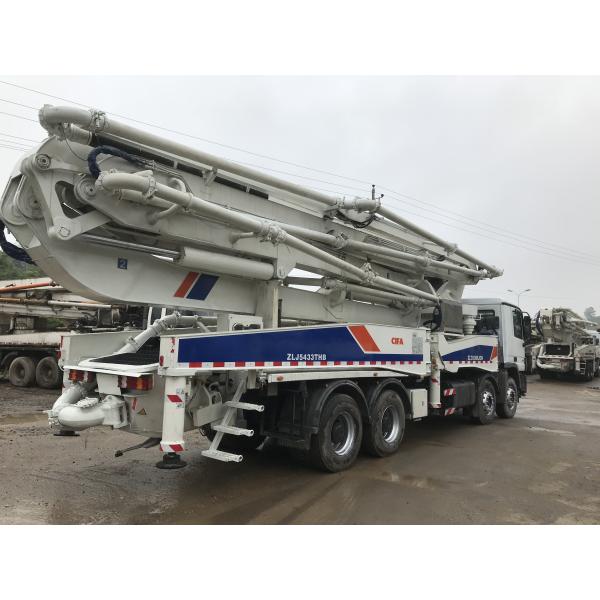 Quality Zoomlion Mobile Concrete Pump , 52m Concrete Pump 300KW Second Hand for sale