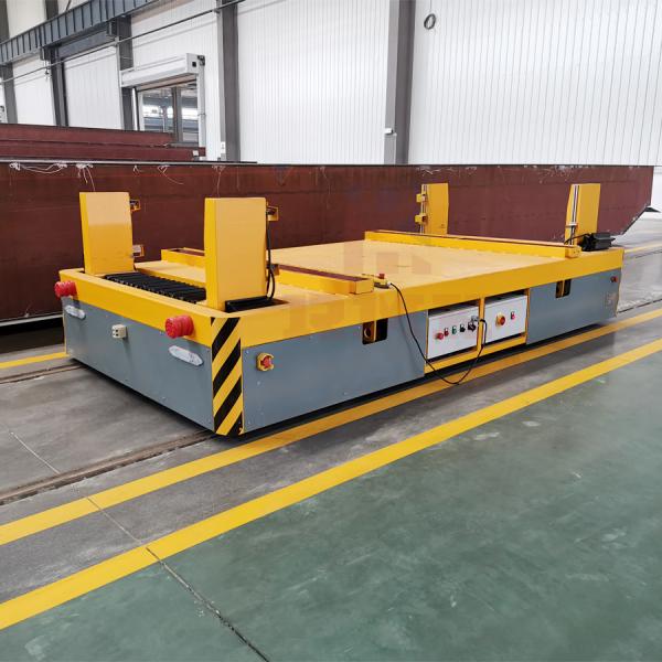 Quality Flat Table Powered Industrial Rail Cart for sale