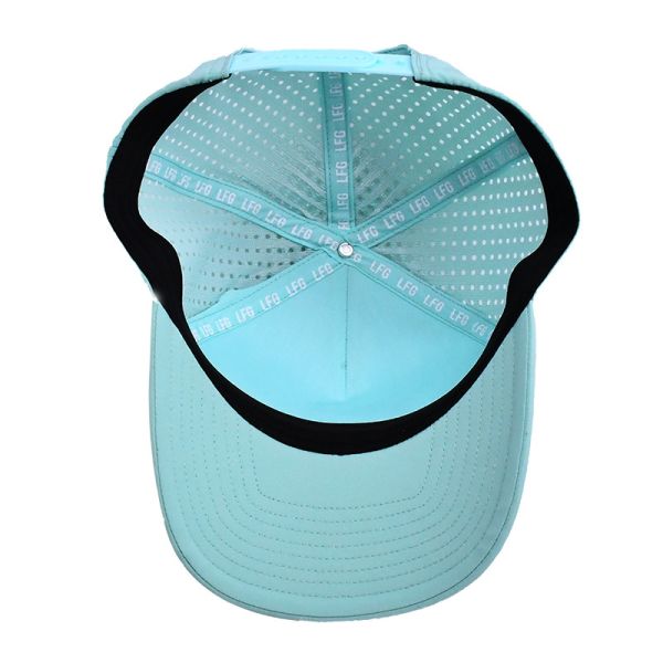 Quality Flat Brim Embroidered Baseball Caps With 100% Polyester Sweatband Custom Size for sale