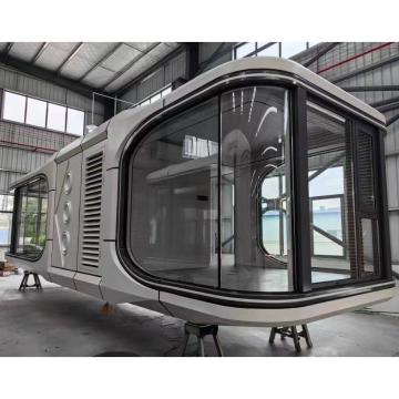 Quality Modular Prefab House 2 Bedroom Container Home with Folding Design and Capsule for sale