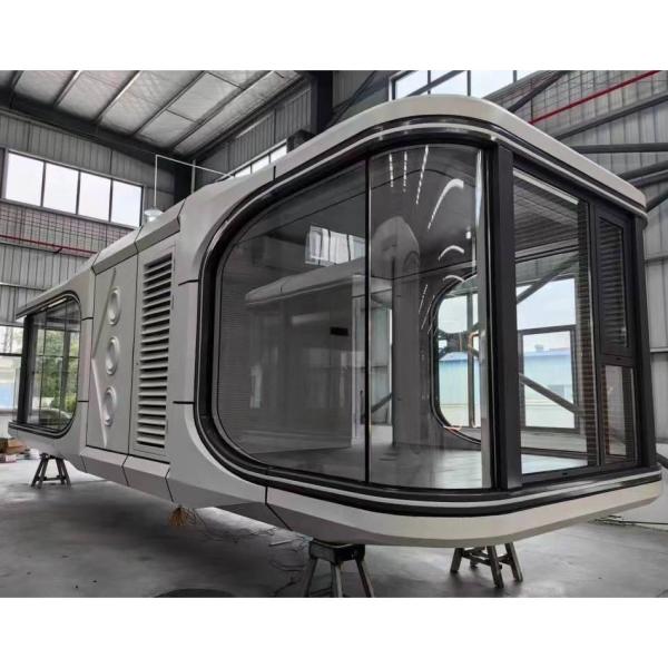 Quality Modular Prefab House 2 Bedroom Container Home with Folding Design and Capsule for sale