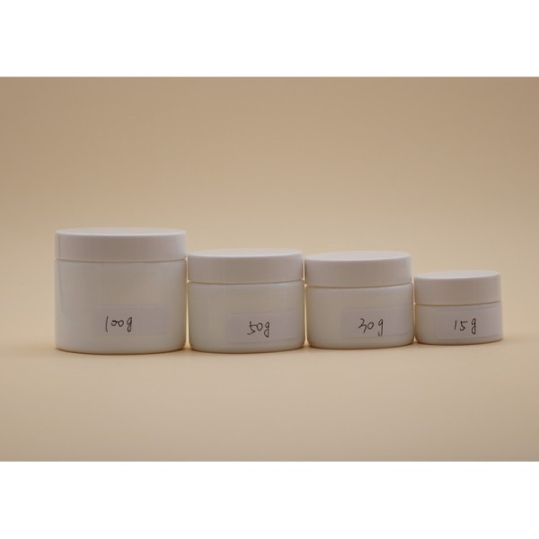 Quality Different Volume Cosmetic Cream Containers , White Cream Jar High Performance for sale