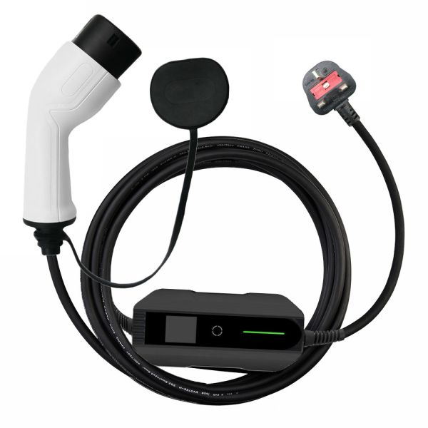 Quality 13A E Car Charger Portable Type 2 EV Charger With UK Plug for sale