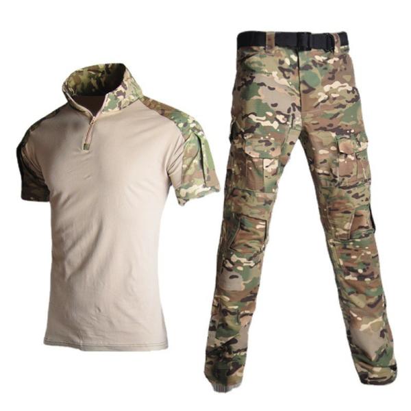 Quality Camouflage Short-Sleeved Frog Suit Set Without Protective Gear for sale