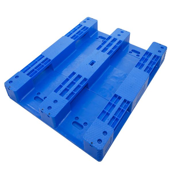 Quality 1300*1200mm Blue Nestable Plastic Pallet Single Faced ISO9001 for sale