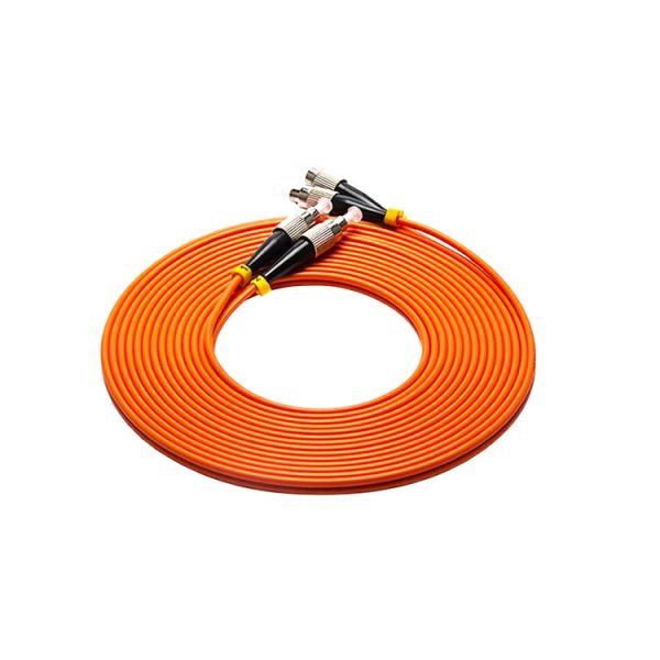 Quality Orange OM1 FC To FC Patch Cord Duplex Multi Mode With Network System for sale