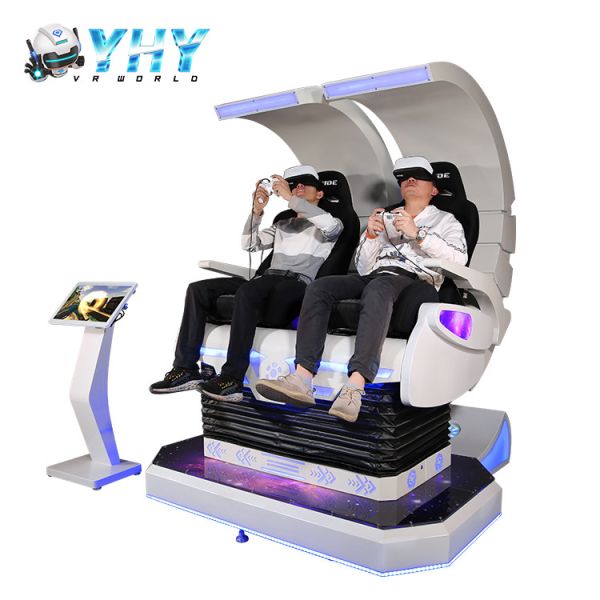 Quality Shopping Mall 9D VR Cinema Godzilla Virtual Reality Simulator 2 Players 360 for sale