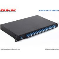 Quality 19'' Patch Panel Passive Optical DWDM 40CH Single Fiber For 3G 4G 5G Networks for sale