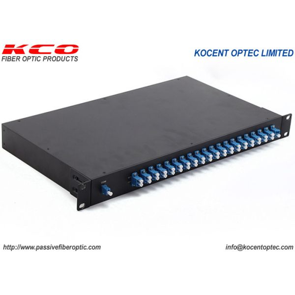 Quality 19'' Patch Panel Passive Optical DWDM 40CH Single Fiber For 3G 4G 5G Networks for sale
