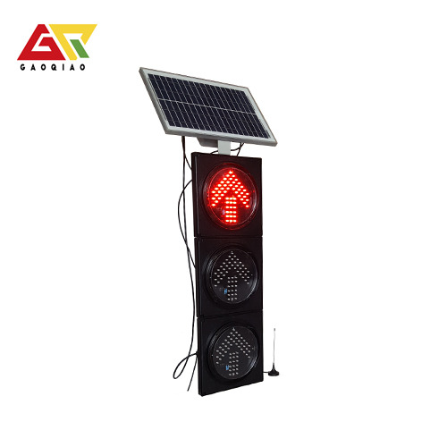 Quality Solar Powered Wireless LED Traffic Light Control System WGQ-22 for sale
