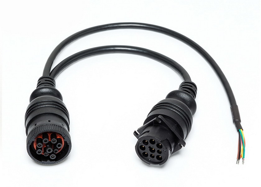 Quality Deutsch 9-Pin J1939 Female to J1939 Male and Open End CAN Bus Split Y Cable for sale