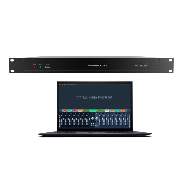 Quality Professional Network Audio Dante DSP Processor 16X16 With AEC ANC AFS for sale