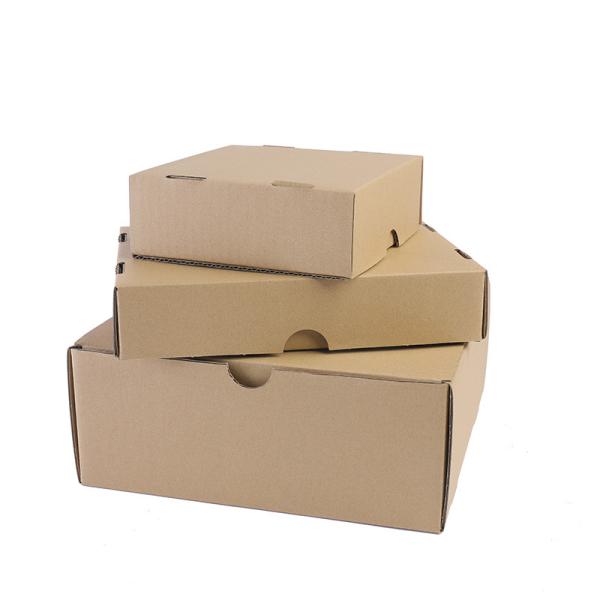 Quality Moisture Proof Clothing Packaging Recycled Folding Kraft Paper Box With Custom Logo for sale
