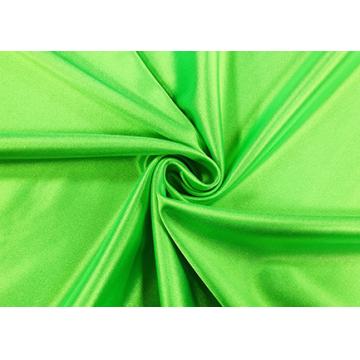240GSM 93% Polyester Bathing Suit Material / Bright Green Swimsuit Cloth