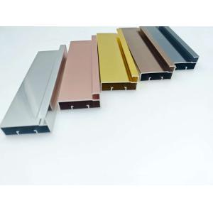 Quality Custom Anodized Aluminium Alloy 6000 Series Aluminum Kitchen Cabinet Profile for sale