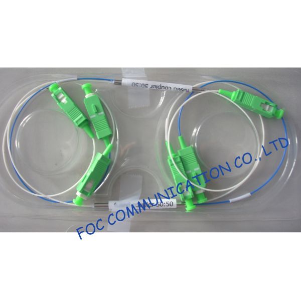 Quality SC / APC Fiber Optic Coupler , Catv System Plc Optical Splitter Low Insertion for sale