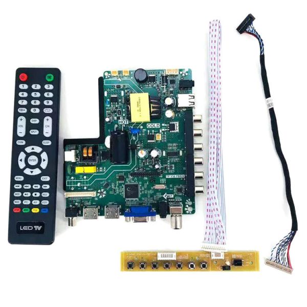 Quality 32inch FHD LED TV Mainboards Firmware 1920*1080 Inbult TP.V56.PB826 For L G Television for sale