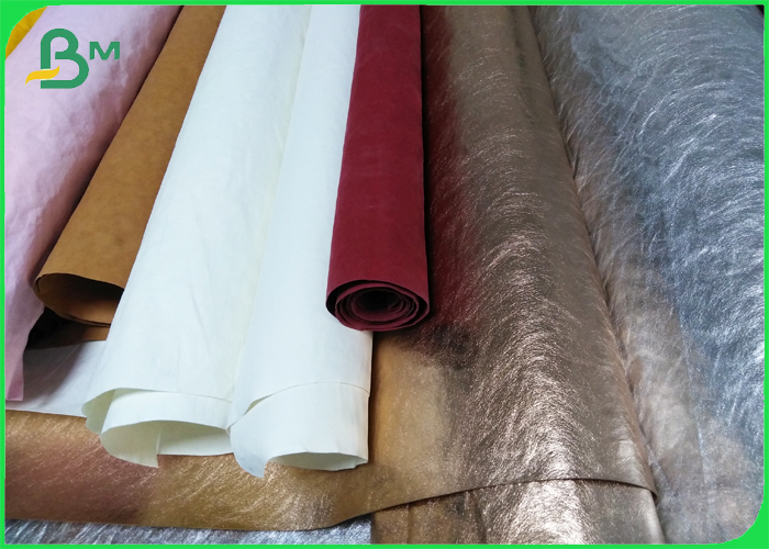 Yellow Color Biodegradable Natural Fabric Kraft Paper Roll 150cm x 110 yards