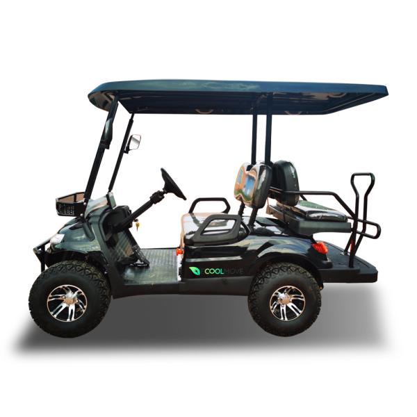 Quality Aluminum Hunting 4 Seater Golf Cart 30mph Battery Powered for sale