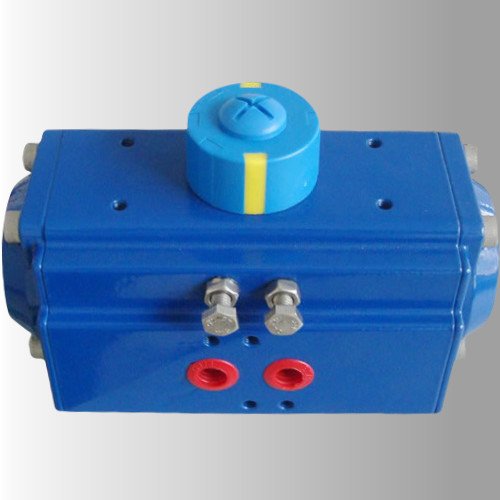 Quality PTFE Coated Rack And Pinion Actuator High / Low Temperature Pneumatic Actuator for sale