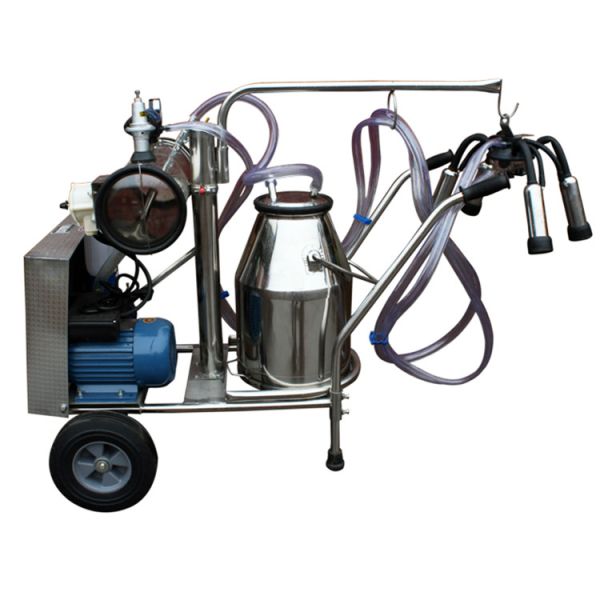 Quality Negative Pressure 170L/min Cow Milking Machine SS304 Material for sale