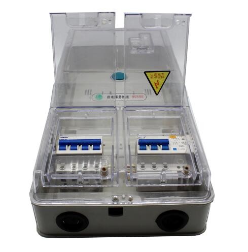 Quality Housing Digital Power Meter Box Rainproof Electric System Transparent Cover for sale