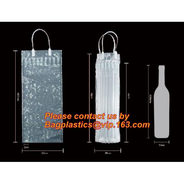 Quality Plastic wrap air bag colume double layer bubble courier bag poly bubble bag for promotion, Shockproof Safety Air Cushion for sale