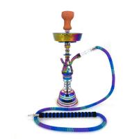 Quality Healthy Smoking 55cm Arabic Shisha With Case Zinc Aluminum Alloy Hookah for sale