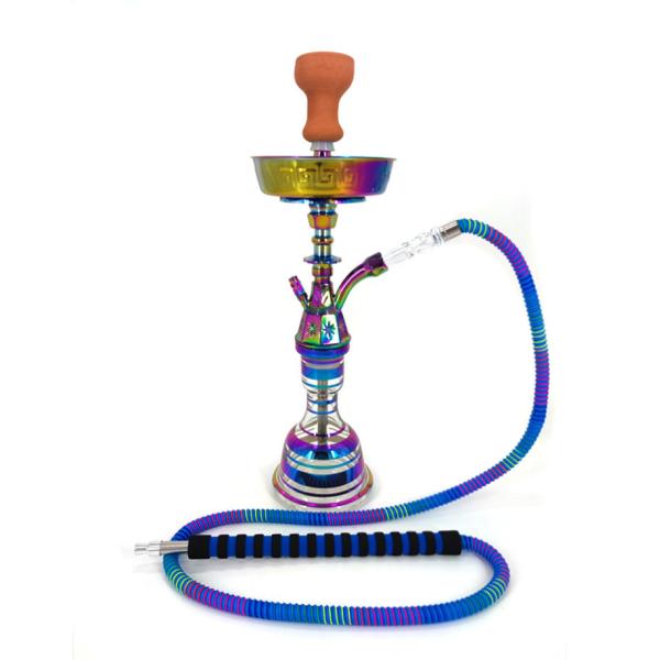 Quality Healthy Smoking 55cm Arabic Shisha With Case Zinc Aluminum Alloy Hookah for sale